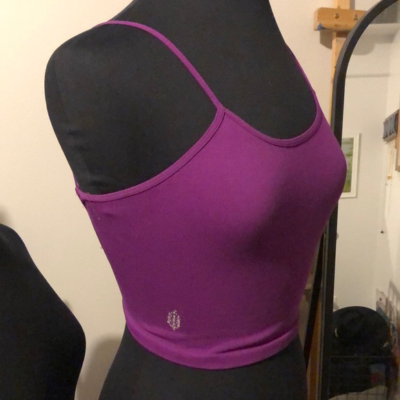 FP Movement by Free People | Tops | Fp Movement Purple Crop | Poshmark